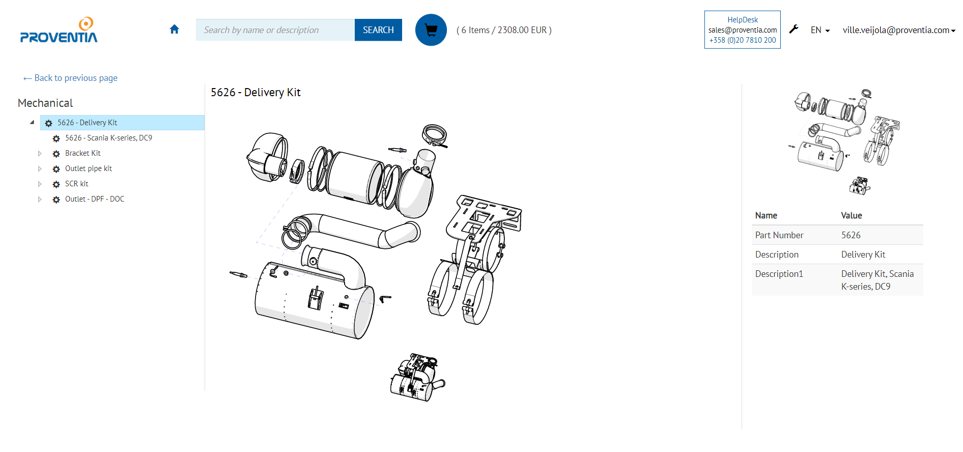 Proventia Parts for NOxBUSTER® systems - Proventia
